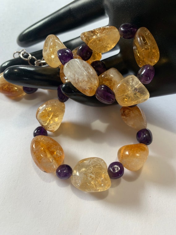 Vintage amethyst and citrine - Gem