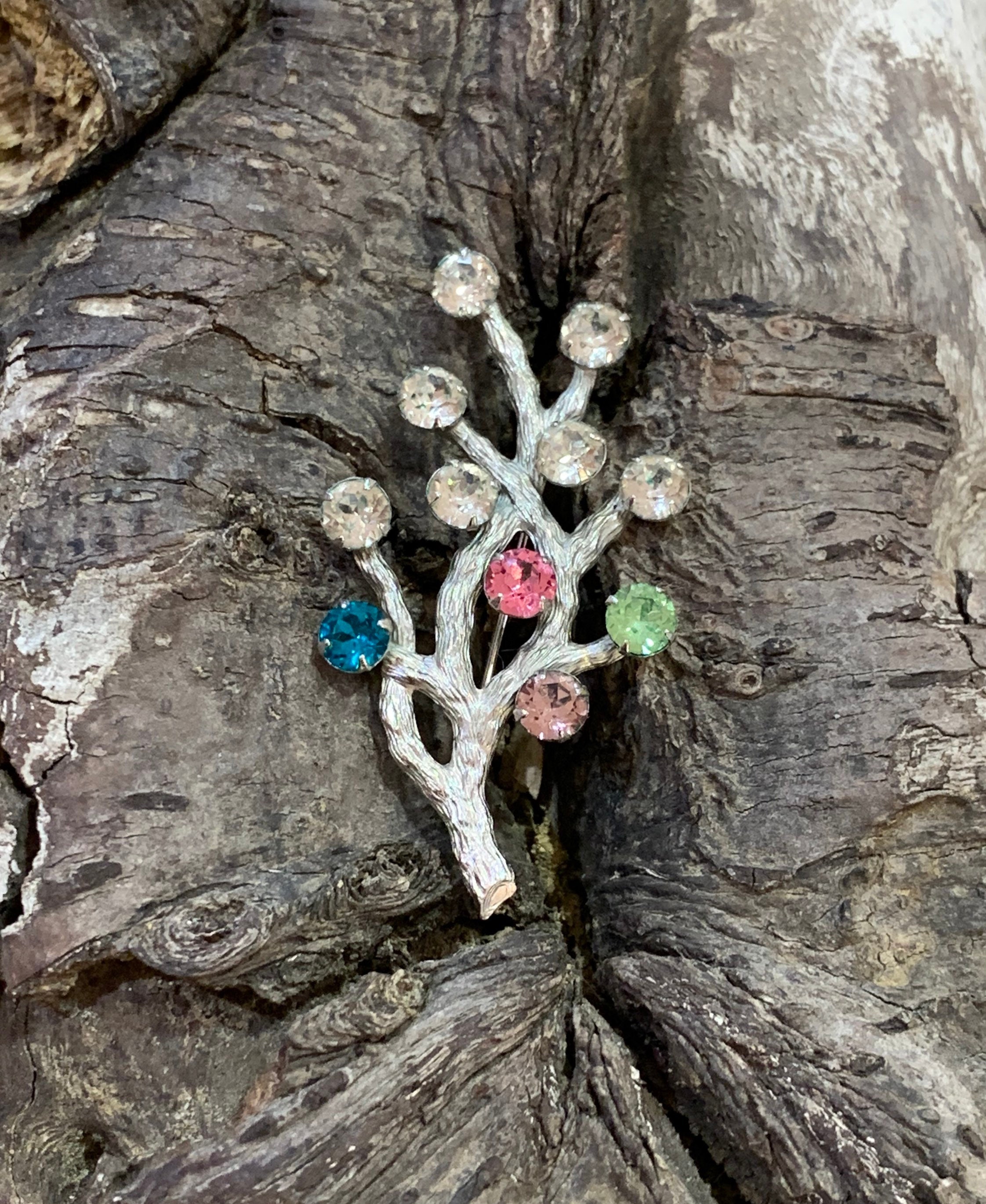 Vintage Signed Van Dell Tree of Life Brooch/pin Family Tree - Etsy