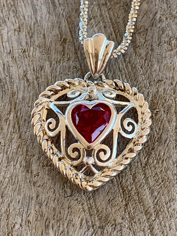 Vintage CID Clyde Duneier Mark Heart Cut Pink Sapphire - Etsy