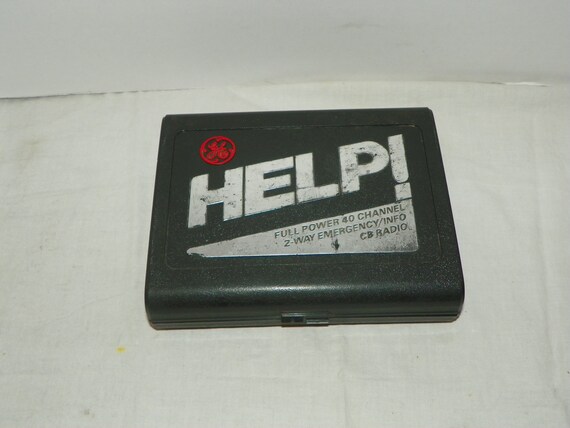 Vintage GE Help Full Power 40 Channel 2-Way Emergency/Info CB | Etsy