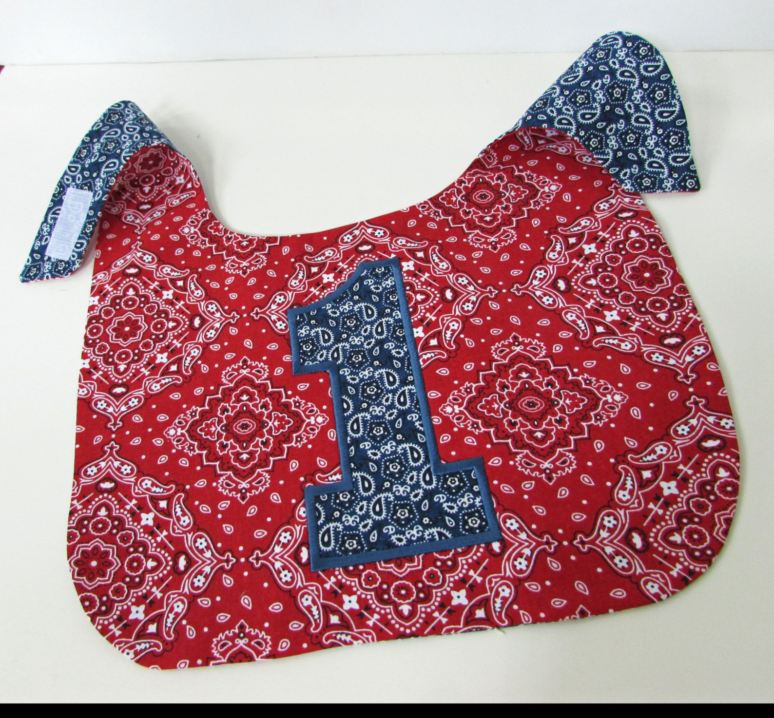 Boys Cowboy Cake Smash Bib Baby Boy Bib Cowboy Bib Red Blue | Etsy