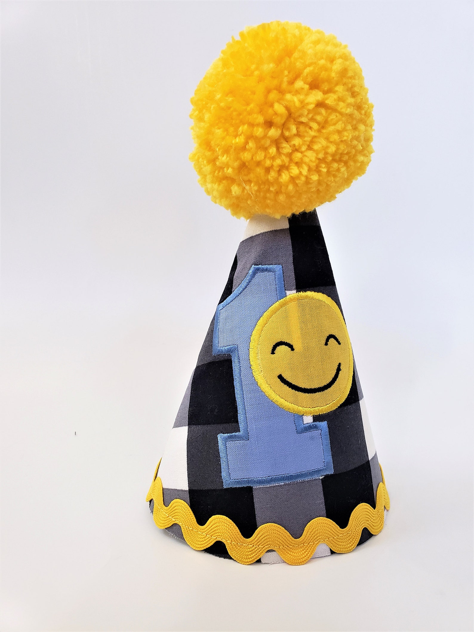 First Birthday Cake Smash Outfit Smiley Face Emoji Happy Baby | Etsy