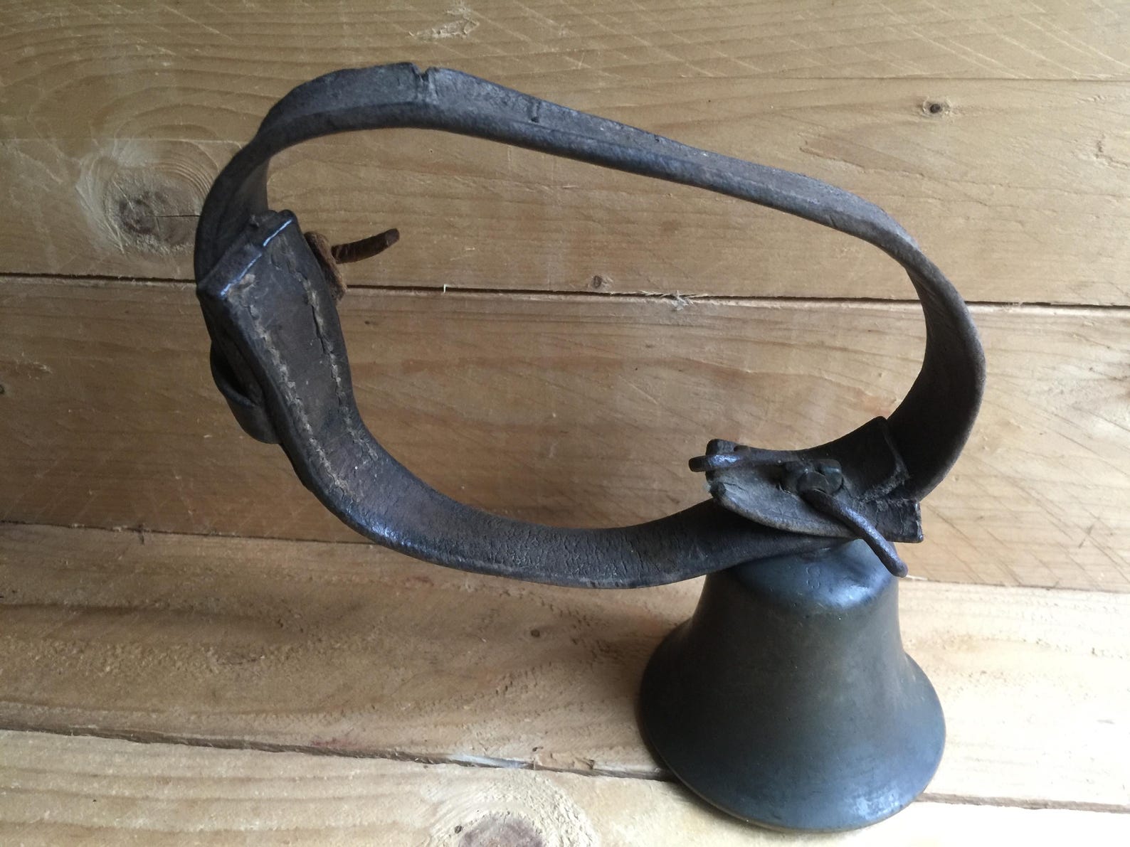A Nice Old Early Vintage Antique Cast Brass / Bronze Cow Ox Goat Cattle ...