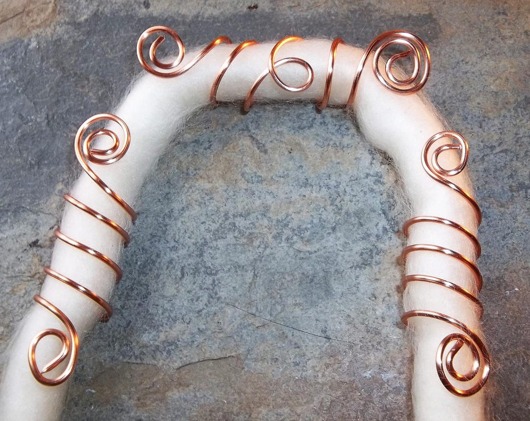Copper Dreadlock Coils: 3-piece Dread Jewelry Set - Etsy