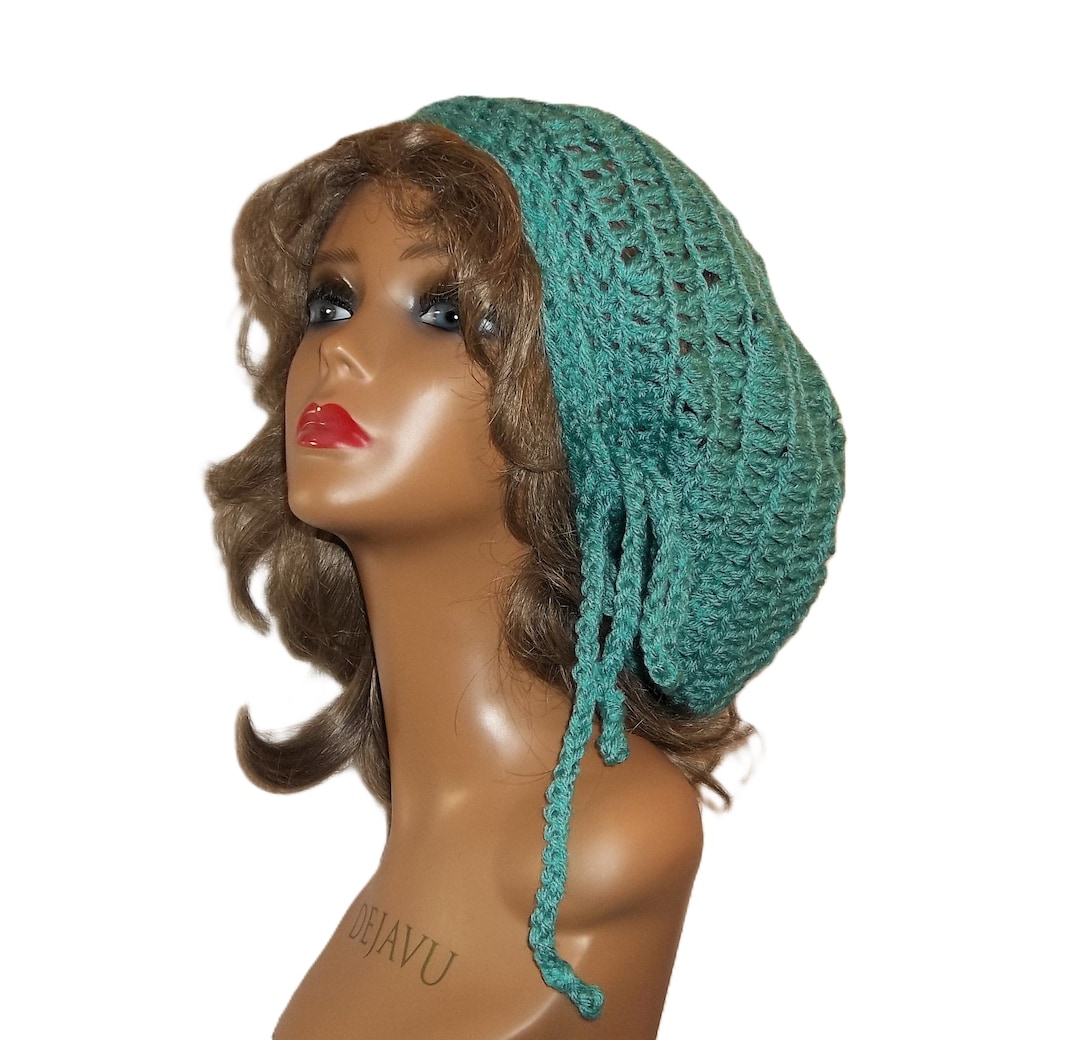 Slouchy Hat, Hat for Dreads, Tam, Slouch Beanie, Snood, Dreadlocks Hat ...