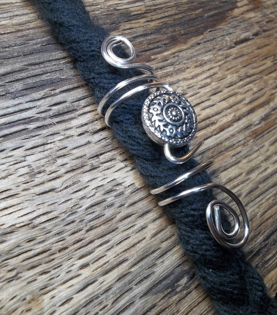 Dread Coil, Dreadlock Jewelry, Loc Beads, Hair Accessory, Braid Twist ...