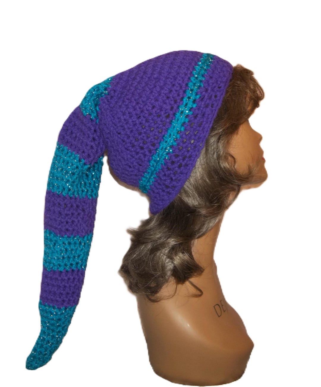 Elf Hat, Pixie Hat, Holiday Costume Hat, Costume Headpiece, Cosplay, Fantasy Wear, Crochet ...