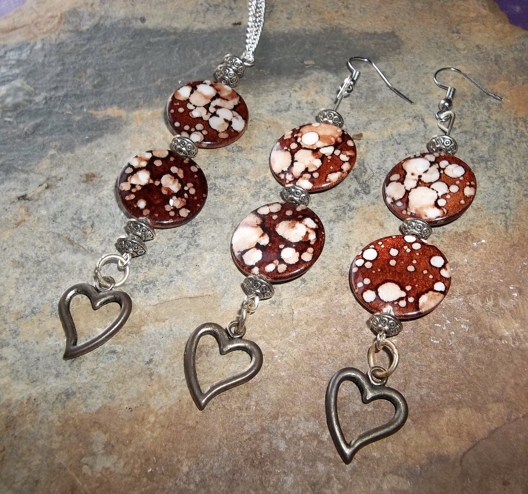 Boho Jewelry Set, Necklace Earrings Set, Gift for Her, Jewelry Set for ...