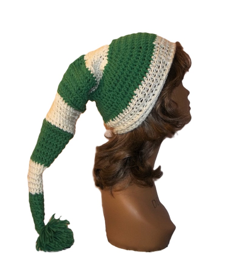 Elf Hat, Holiday Hat, Pixie Cap, Crochet Elf Hat, Costume, Womans Elf ...
