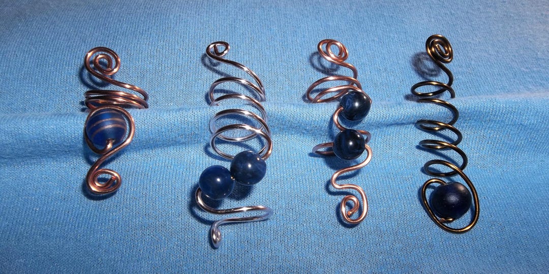 Dreads Jewelry Set, Dreadlock Accessories, Loc Beads, Dread Spirals ...