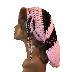 Slouchy Dread Hat, Snood, Slouch Tam, Extra Large Slouch Hat, Dreadlock ...