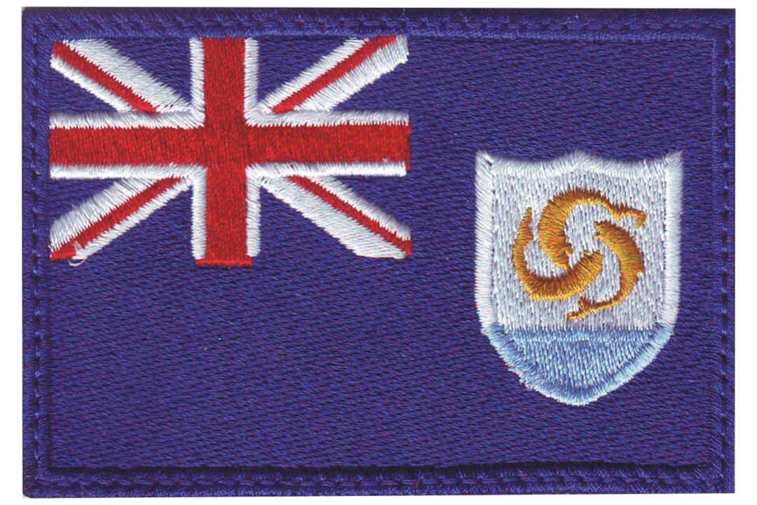 Anguilla Flag Embroidered Patch - Etsy