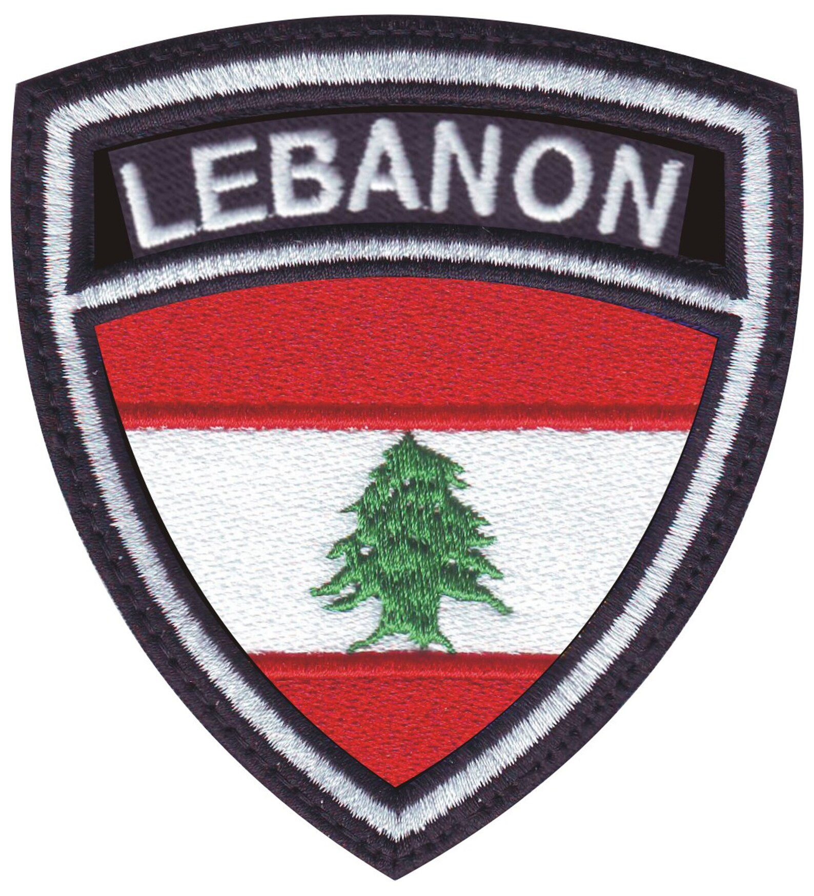 Lebanon Crest Flag Embroidered Patch | Etsy