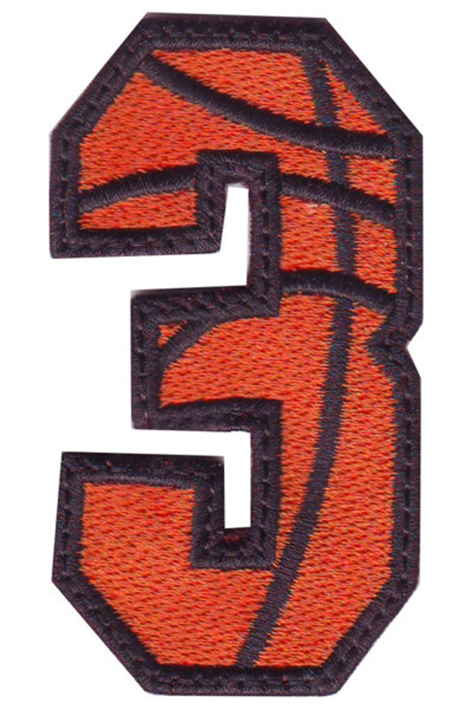3" Basketball Number Embroidered Sew on Patch - Etsy