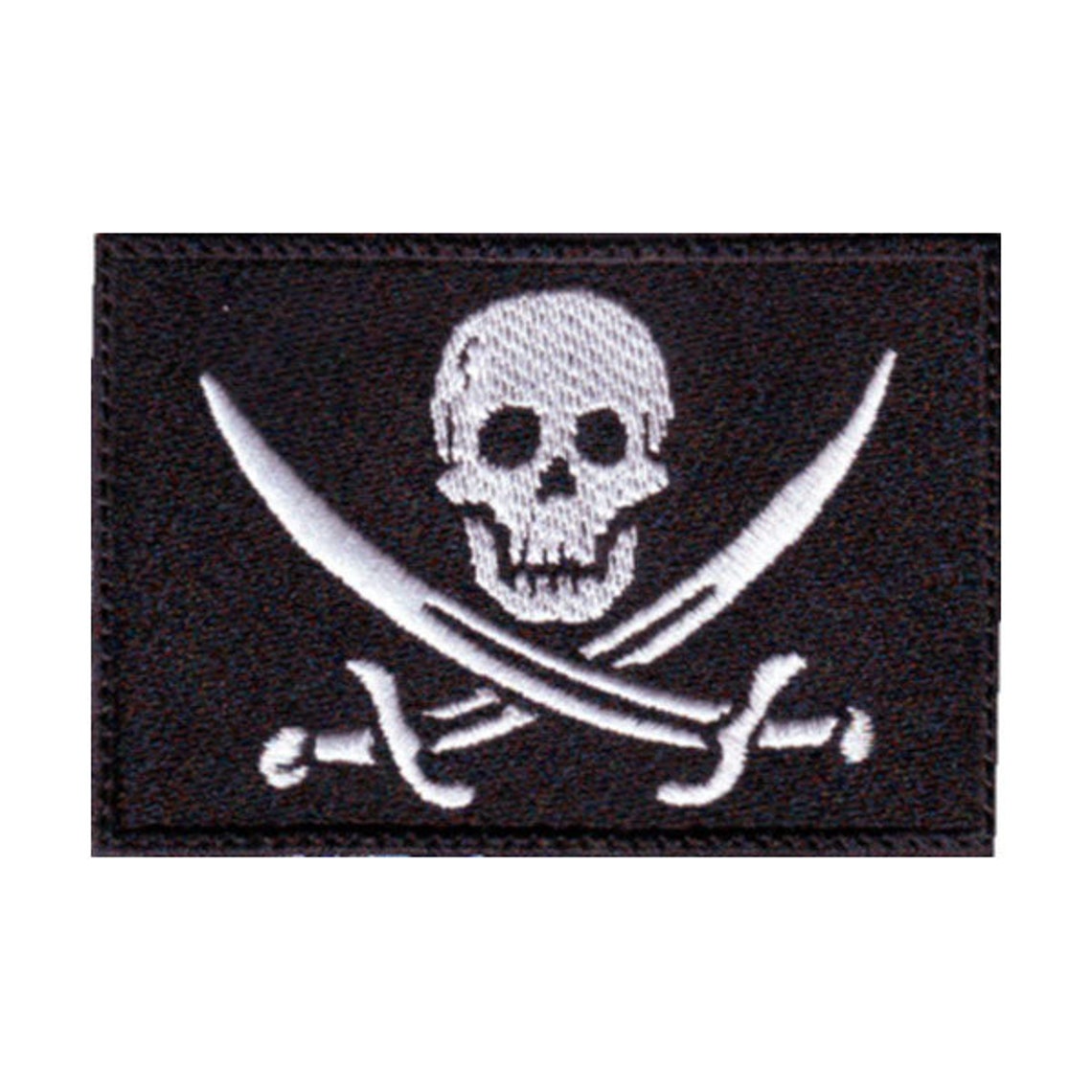 Pirate Flag Embroidered Patch - Etsy