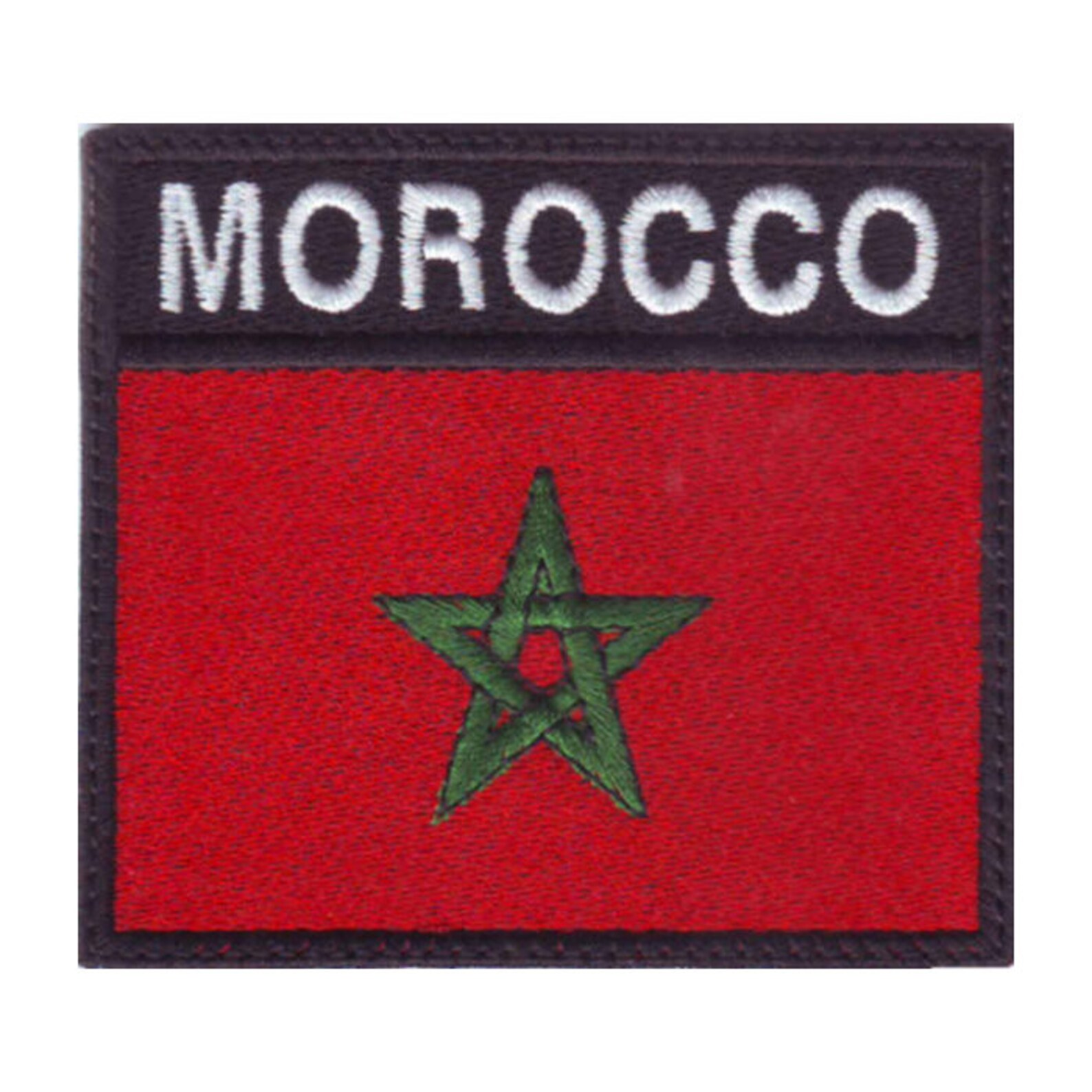 Morocco Badge Flag Embroidered Patch - Etsy