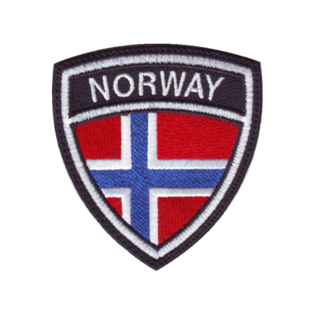Norway Crest Flag Embroidered Patch - Etsy