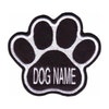 Personalized Dog Name Bone black Embroidered Patch - Etsy
