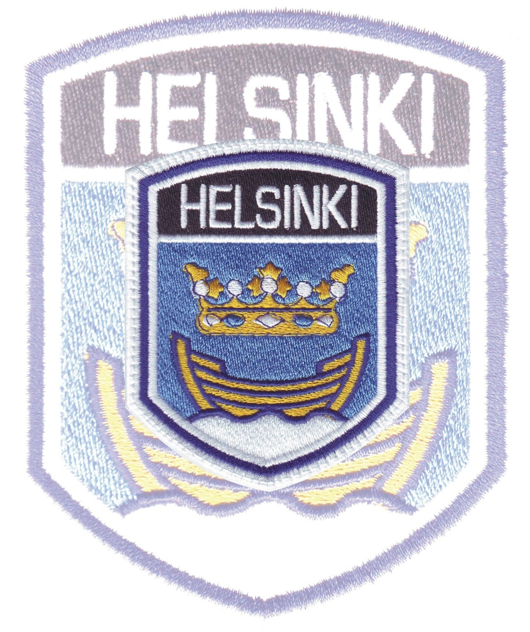 Helsinki City Coat of Arms Finland Crest Embroidered Patch - Etsy