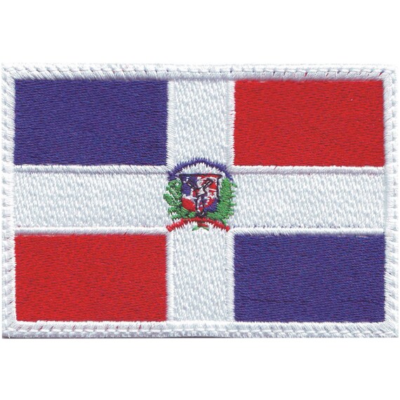 Dominican Republic Flag Embroidered Patch | Etsy