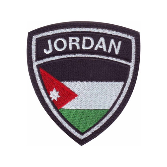 Jordan Crest Flag Embroidered Patch - Etsy