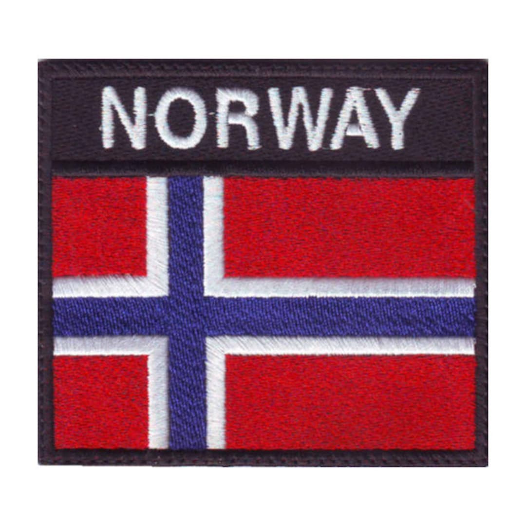 Norway Badge Flag Embroidered Patch - Etsy