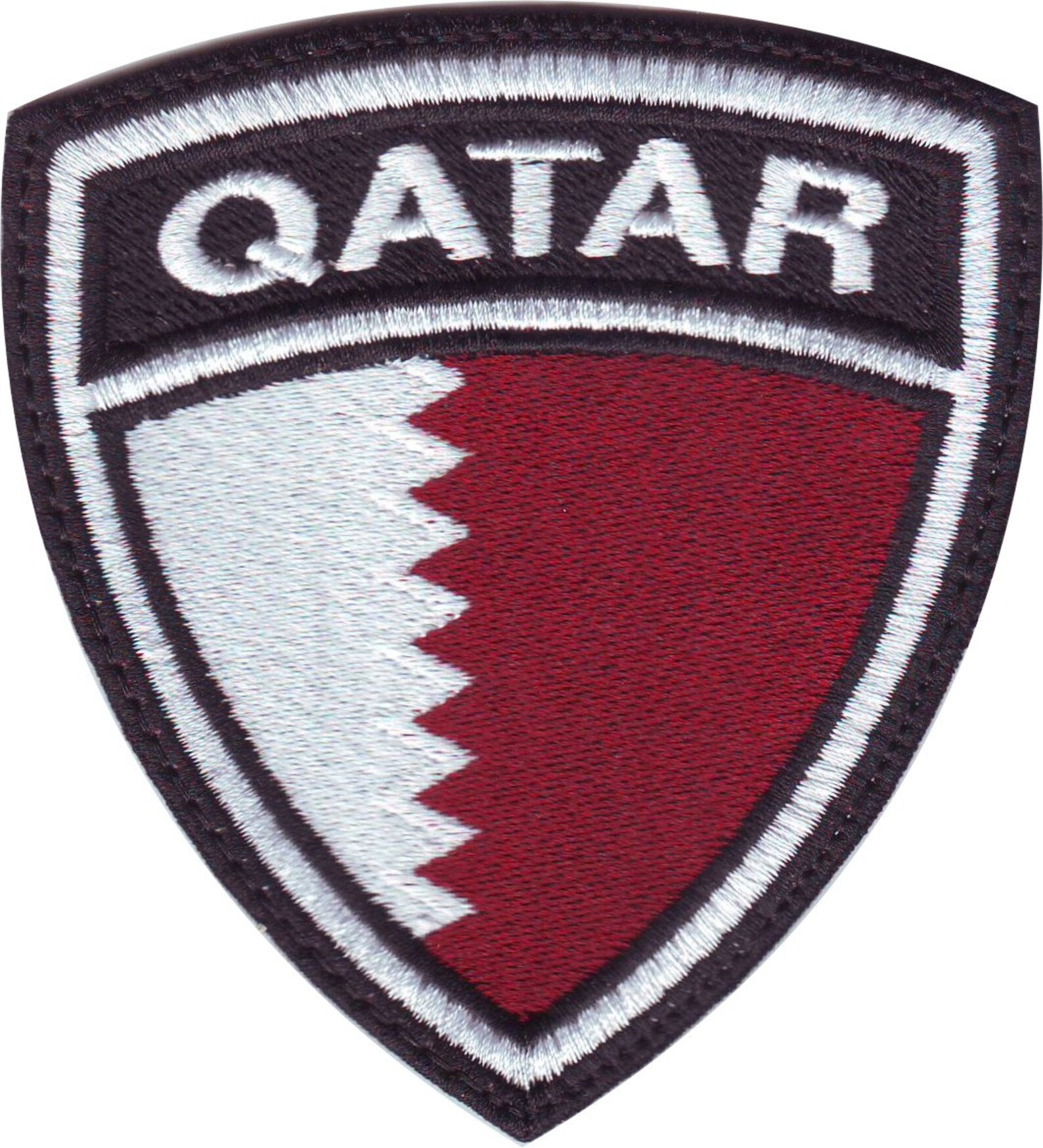 Qatar Crest Flag Embroidered Patch - Etsy