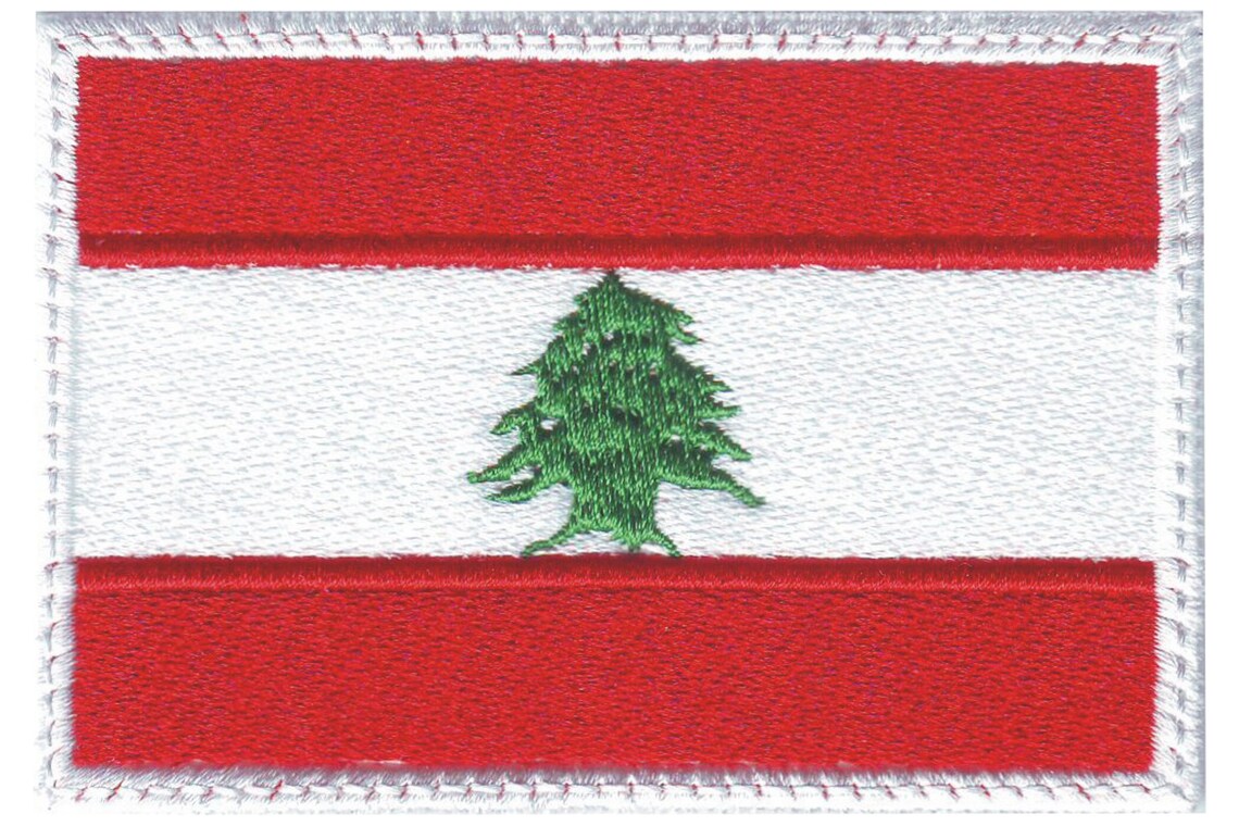 Lebanon Flag Embroidered Patch - Etsy
