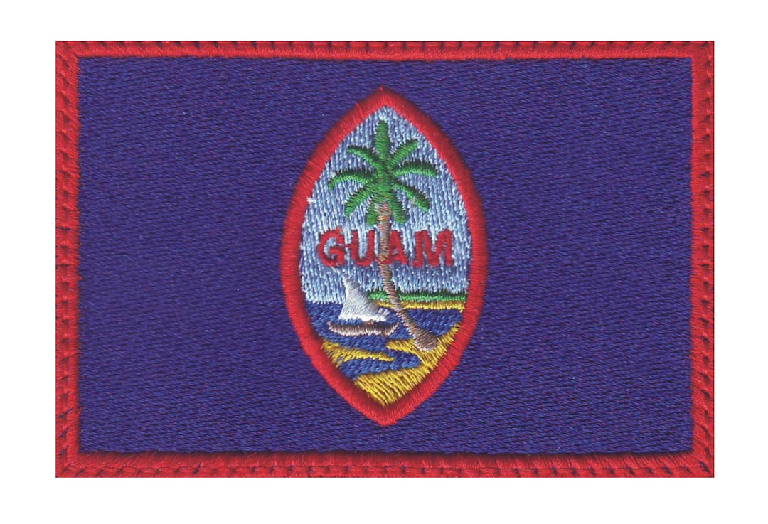 Guam Flag Embroidered Patch - Etsy