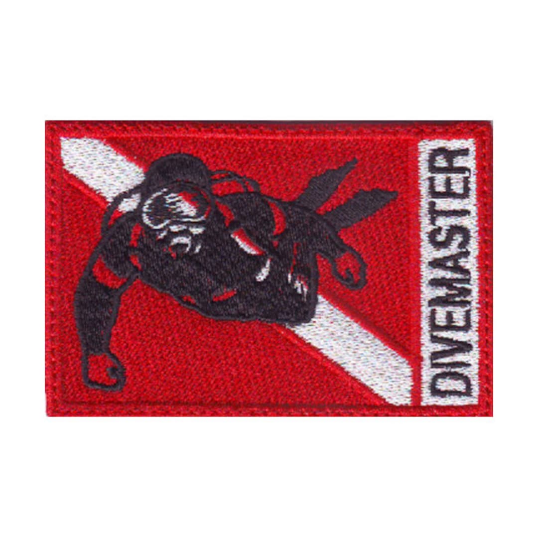 Scuba Divemaster Flag Embroidered Patch - Etsy