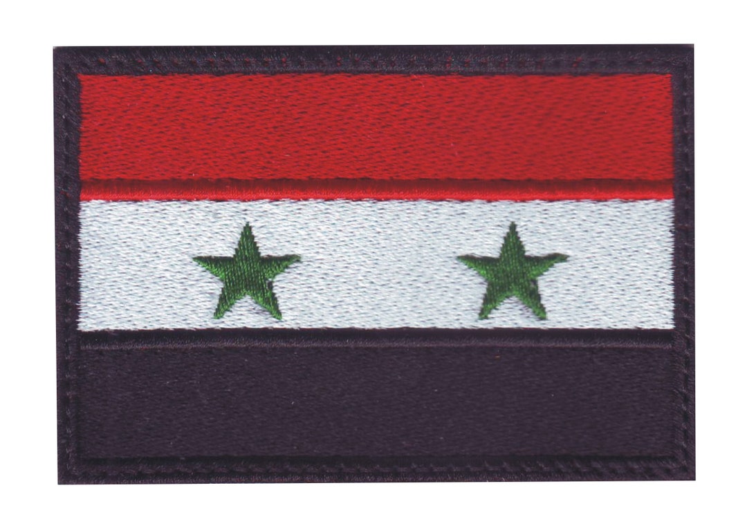 Syria Flag Embroidered Patch - Etsy