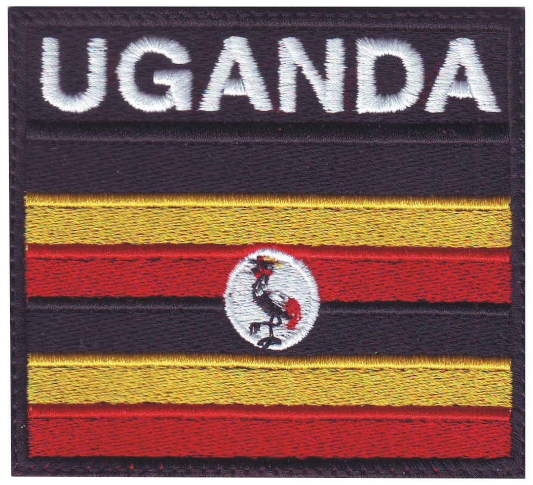 Uganda Badge Flag Embroidered Patch - Etsy