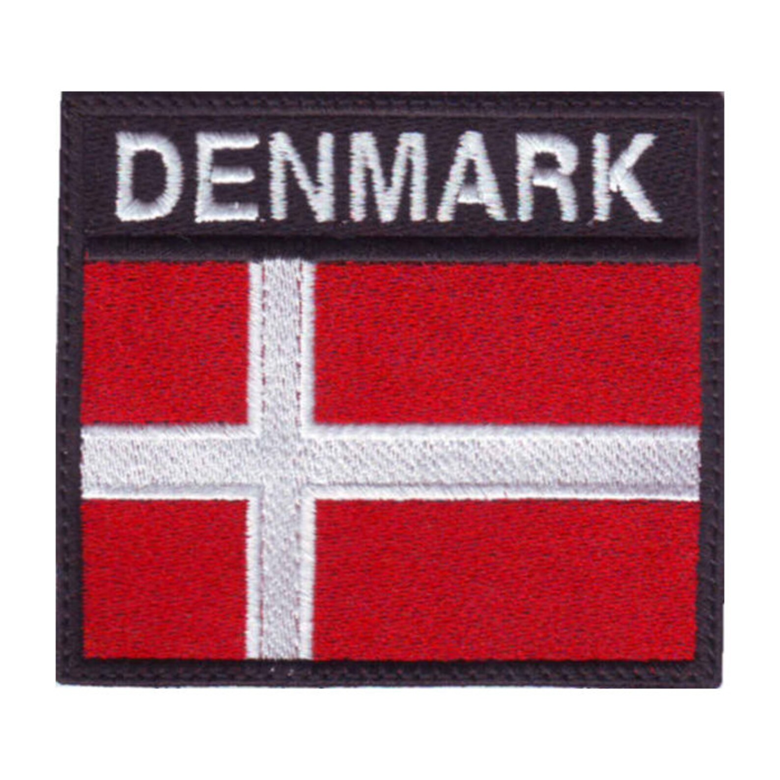 Denmark Badge Flag Embroidered Patch - Etsy