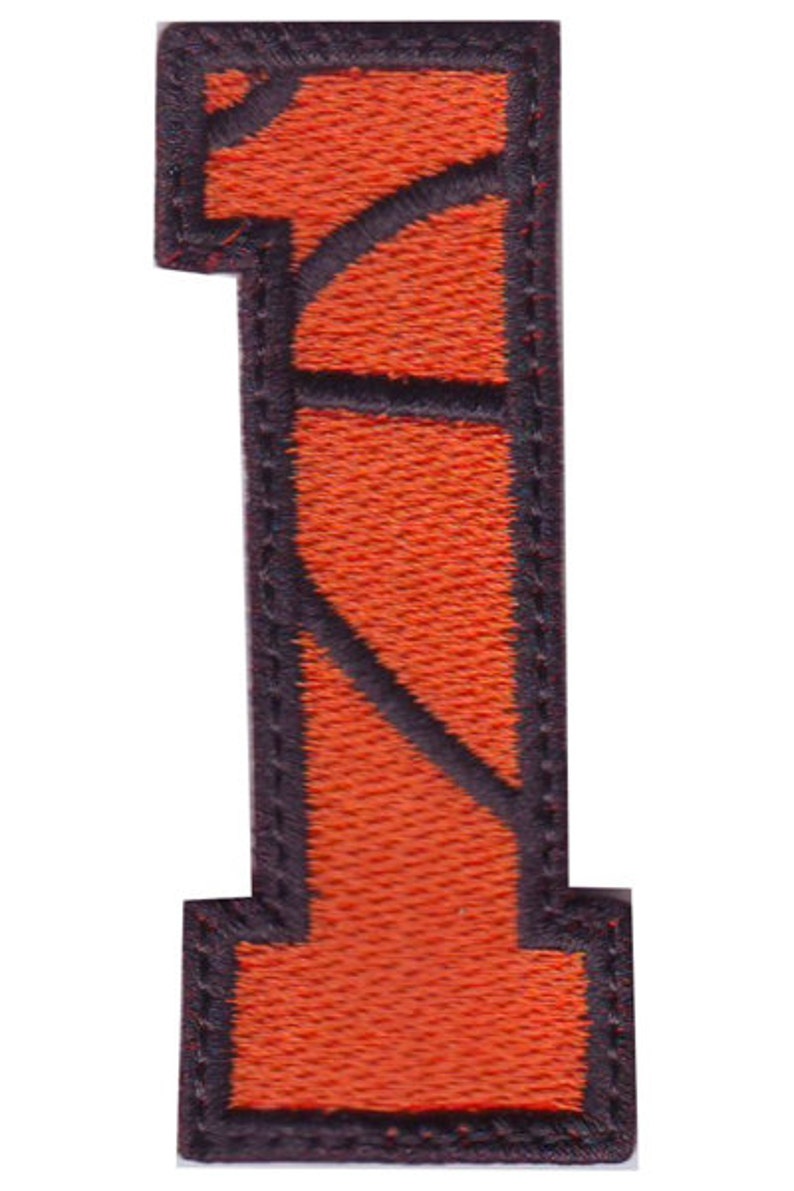 3 Basketball Number Embroidered Sew on Patch - Etsy