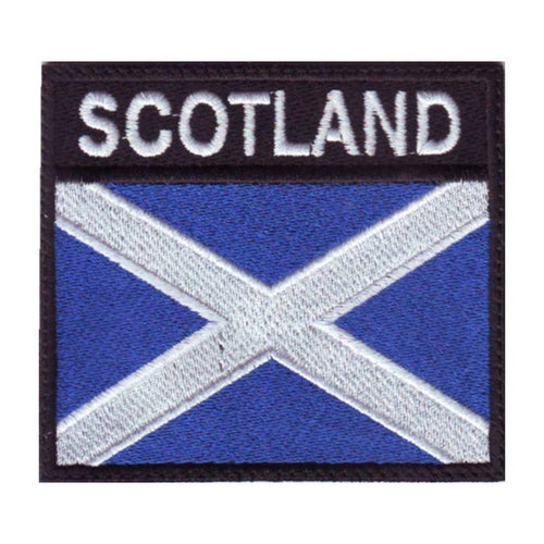 Scotland Flag Embroidered Patch - Etsy