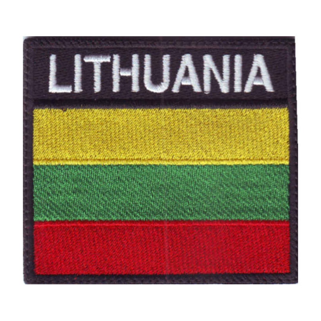 Lithuania Badge Flag Embroidered Patch - Etsy