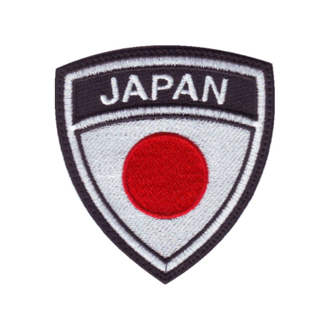 Japan Crest Flag Embroidered Patch - Etsy