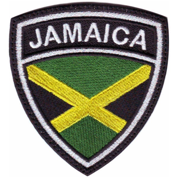 Jamaica Crest Vlag Geborduurde Patch - Etsy Nederland