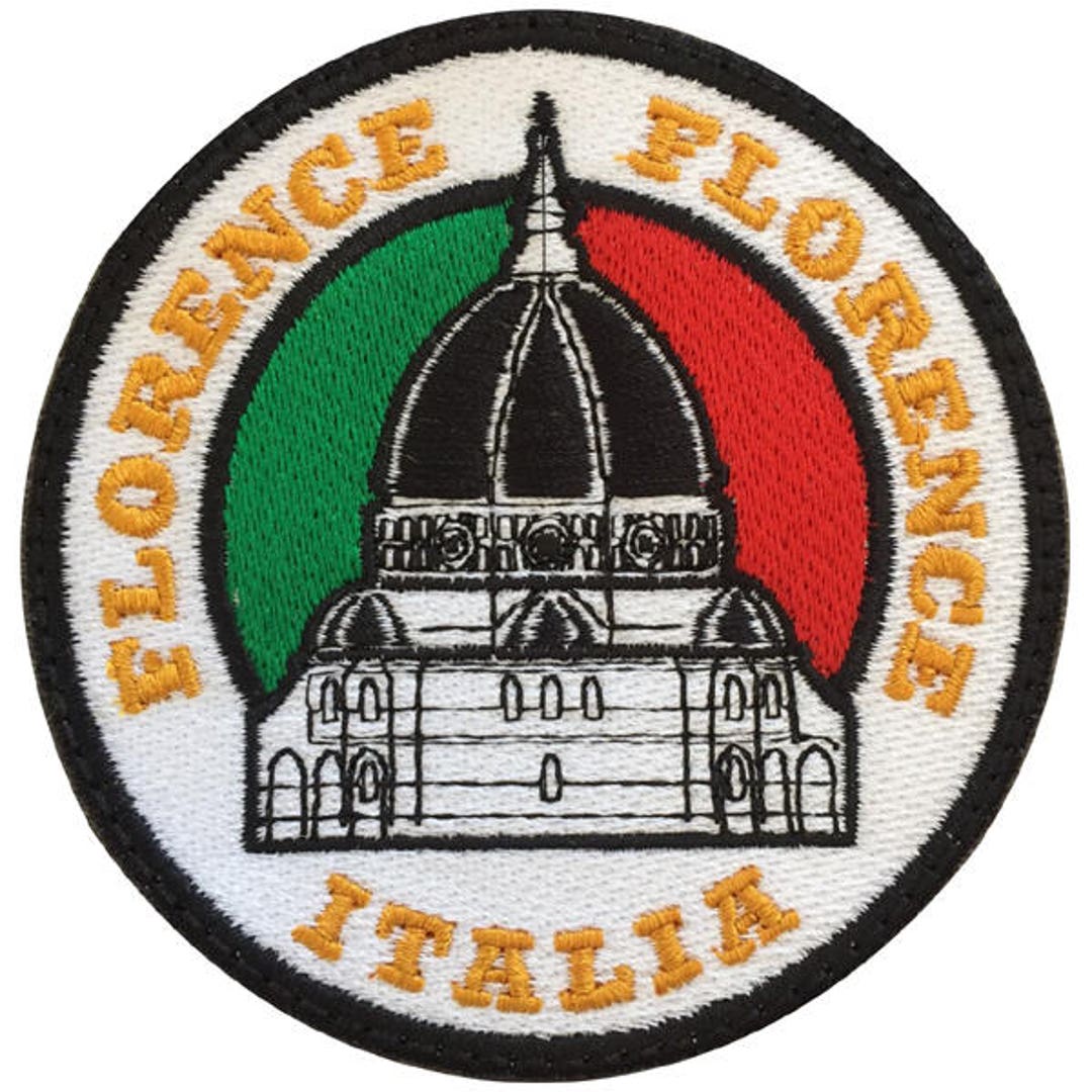 Florence Italy Embroidered Patch - Etsy