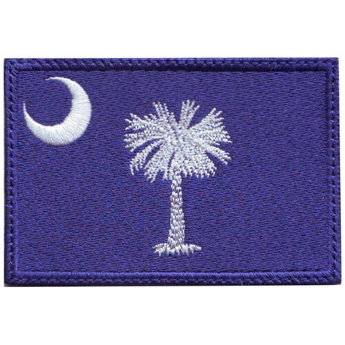 South Carolina Flag Embroidered Patch | Etsy