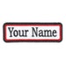 Rectangular 1 Line Personalized Embroidered Name Tag Patch (A) - Etsy