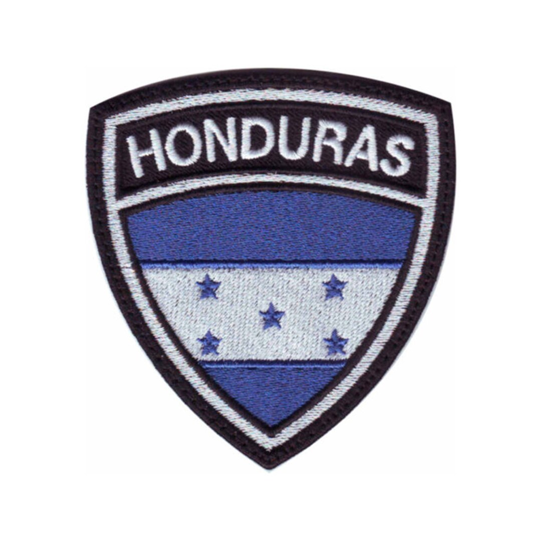 Honduras Crest Flag Embroidered Patch - Etsy