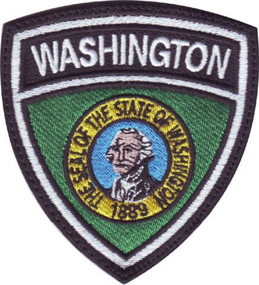 Washington Crest Flag Embroidered Patch - Etsy