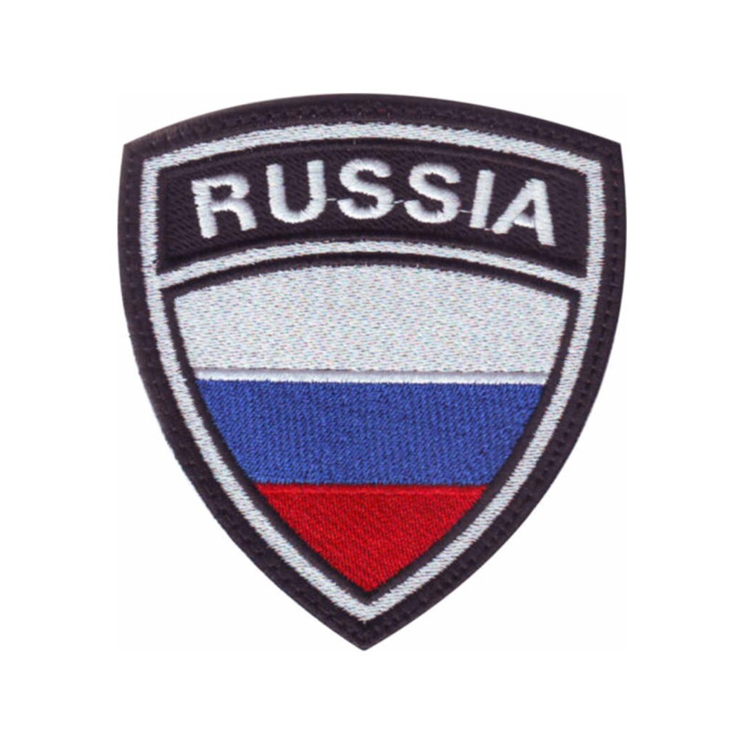 Russia Crest Flag Embroidered Patch - Etsy