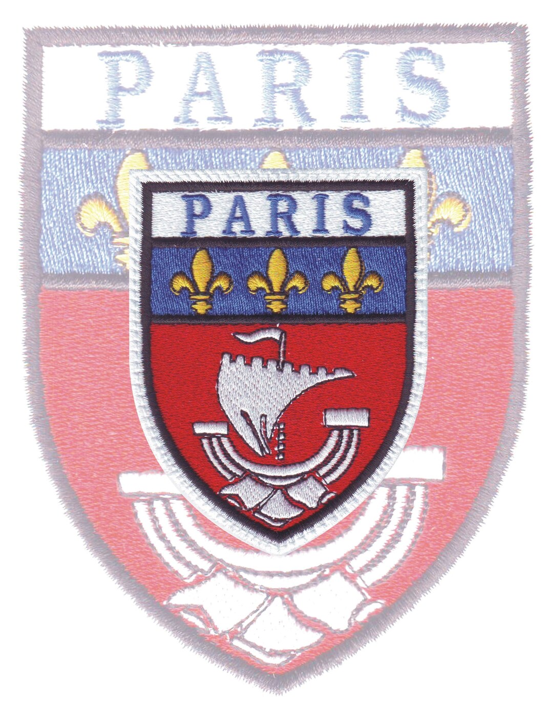 Paris City Coat of Arms France Crest Embroidered Patch - Etsy
