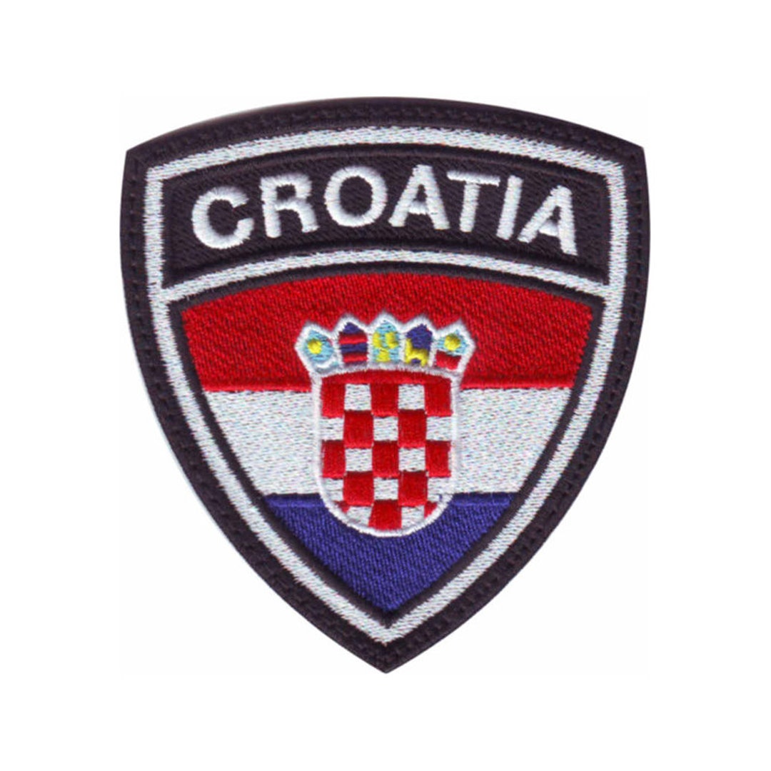 Croatia Crest Flag Embroidered Patch - Etsy