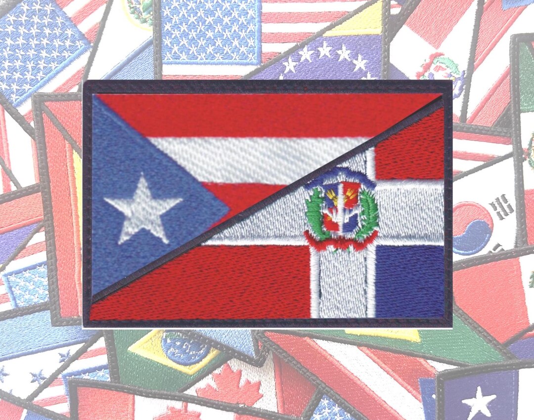 Custom Flag Combo 2 Countries Embroidered Patch - Etsy
