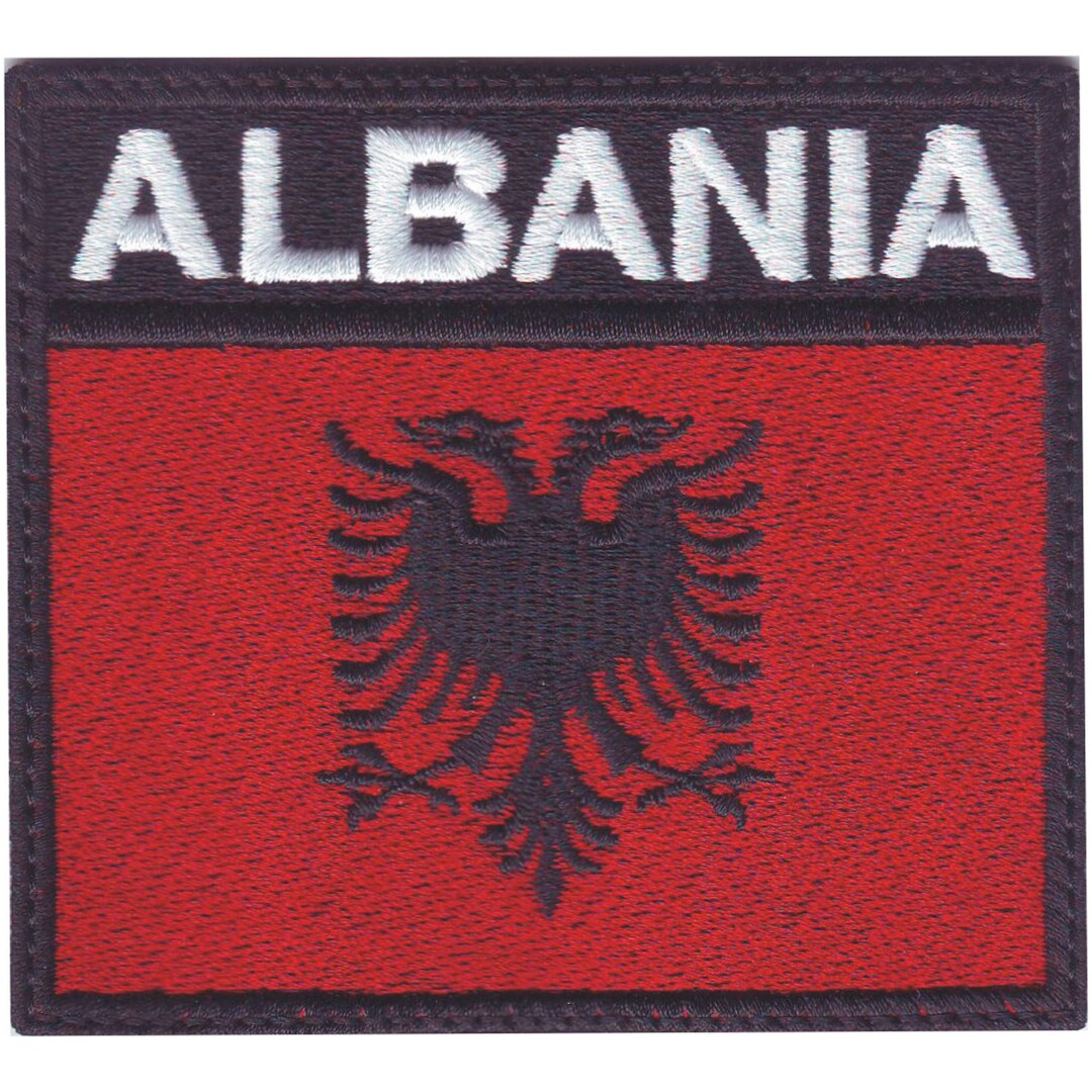 Albania Badge Flag Embroidered Patch - Etsy