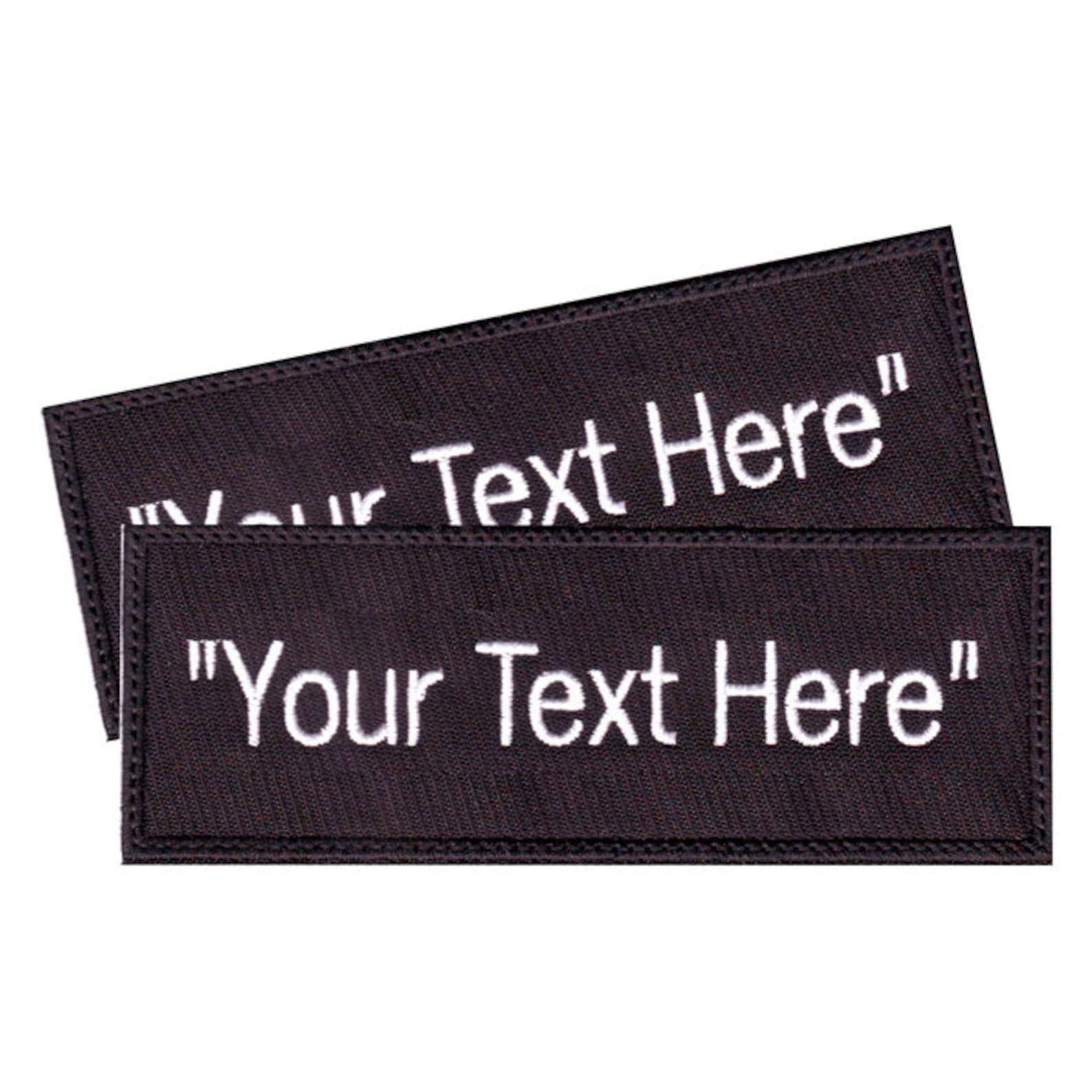 Custom / Personalized Harness Dog Patches - Set of 2 - - Etsy