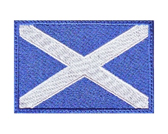 Scotland Flag Embroidered Patch - Etsy